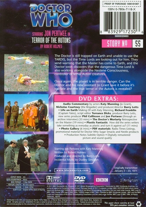 Doctor Who: Terror Of The Autons (DVD 1971) | DVD Empire