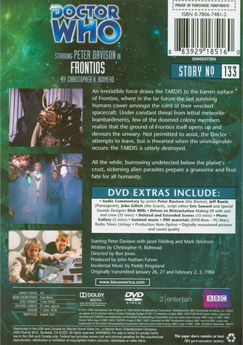Doctor Who: Frontios (DVD 1984) | DVD Empire