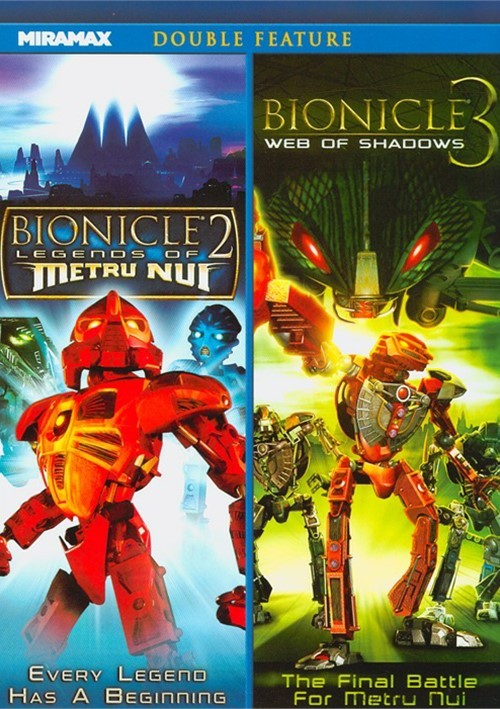 Bionicle 2: Legends of Metru / Bionicle 3: Web Of Shadows (Double Feature) (DVD) | DVD Empire