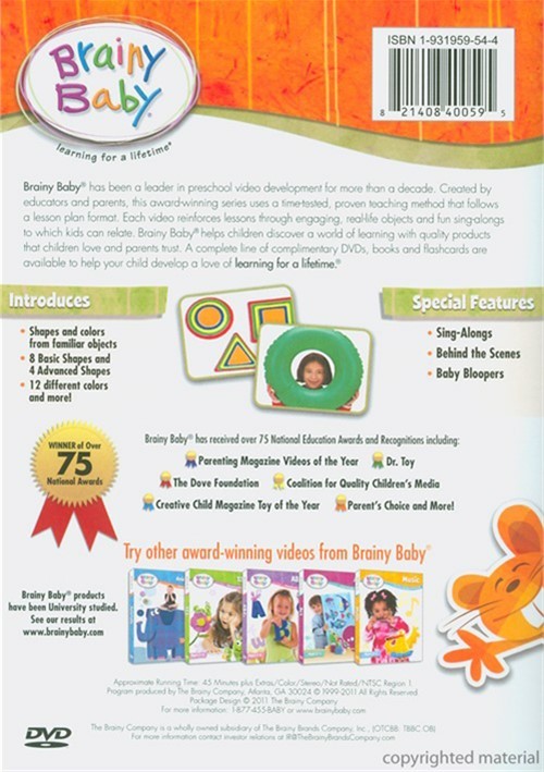 Brainy Baby: Shapes & Colors - Deluxe Edition (DVD) | DVD Empire