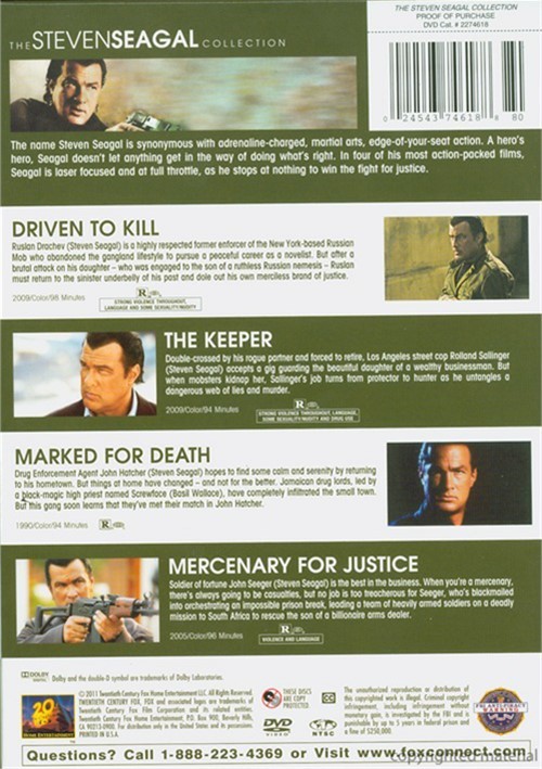 Steven Seagal Collection, The (DVD) | DVD Empire