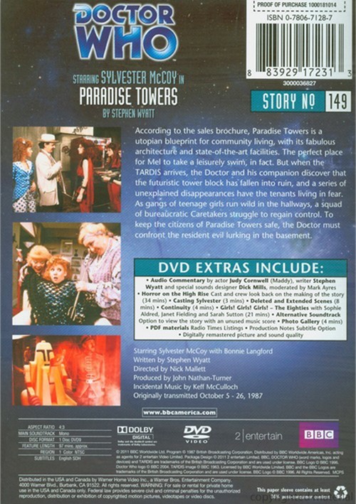 Doctor Who: Paradise Towers (DVD 1987) | DVD Empire