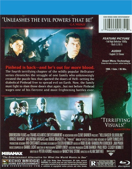 Hellraiser 4: Bloodline (Blu-ray 1996) | DVD Empire
