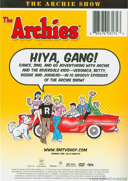 Archies, The: 10 Riverdale High Adventures (DVD) | DVD Empire