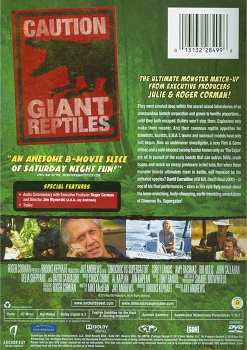 Dinocroc Vs. Supergator (DVD 2010) | DVD Empire
