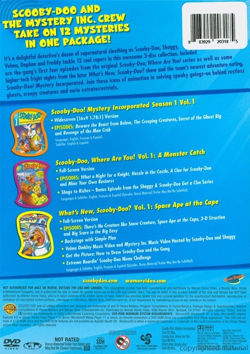 Scooby-Doo (3 Pack) (DVD) | DVD Empire