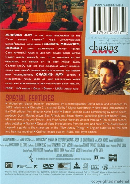 Chasing Amy: The Criterion Collection (DVD 1997) | DVD Empire