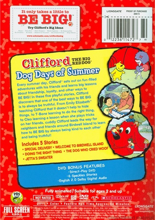 Clifford: Dog Days Of Summer (DVD 2011) | DVD Empire