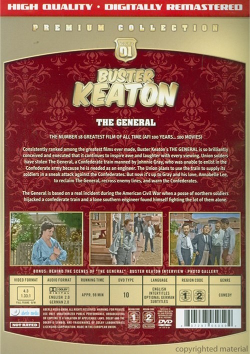 Buster Keaton: The General - Premium Collection Vol. 1 (DVD 1926) | DVD ...
