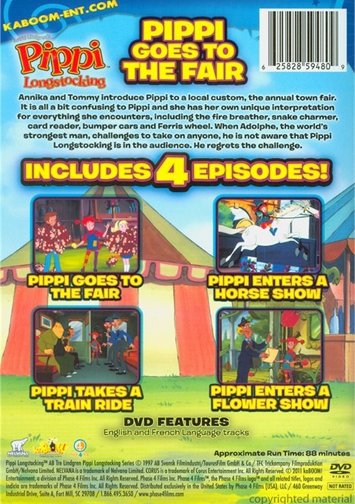 Pippi Longstocking: Pippi Goes To The Fair (DVD 1997) | DVD Empire