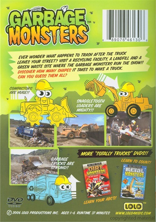 Totally Trucks Garbage Monsters Dvd 2006 Dvd Empire