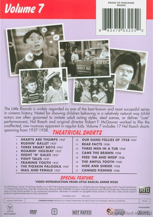 Little Rascals, The: Volume 7 (DVD) | DVD Empire