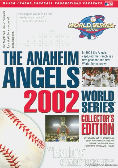 Anaheim Angels: 2002 World Series Collector's Edition (DVD 2002) | DVD ...