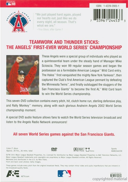 Anaheim Angels: 2002 World Series Collector's Edition (DVD 2002) | DVD ...
