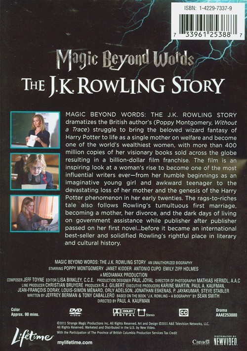 Magic Beyond Words: The J.K. Rowling Story (DVD 2011) | DVD Empire