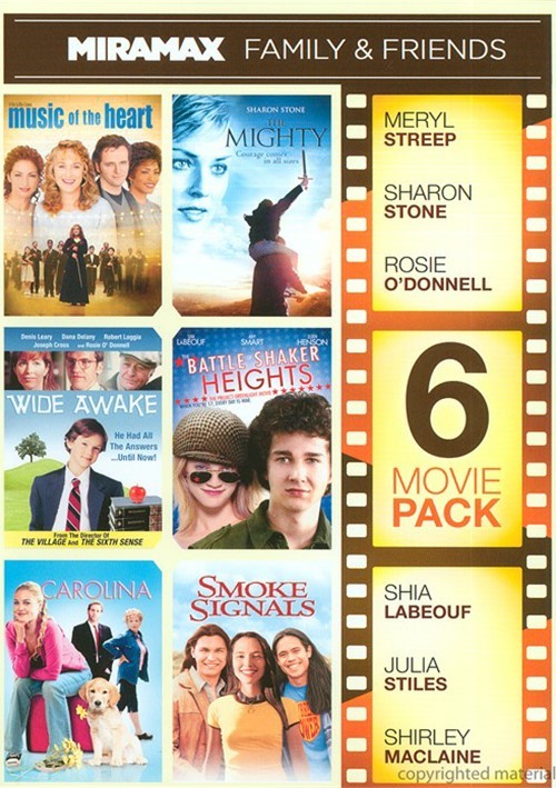 6 Movie Pack: Miramax Family & Friends (DVD 2011) | DVD Empire