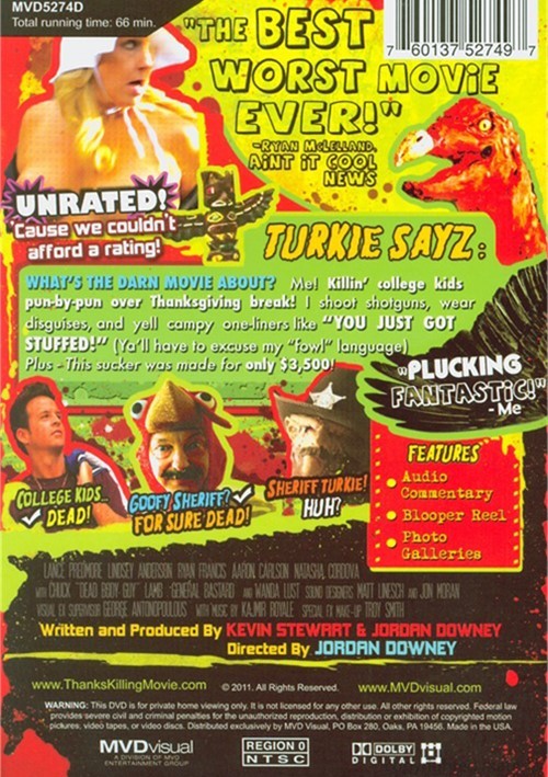 ThanksKilling (DVD 2011) | DVD Empire