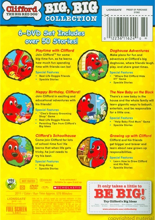 Clifford The Big Red Dog: Big Big Collection (DVD 2011) | DVD Empire