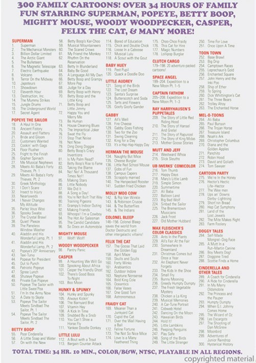 300 Family Cartoons Collection (DVD) | DVD Empire