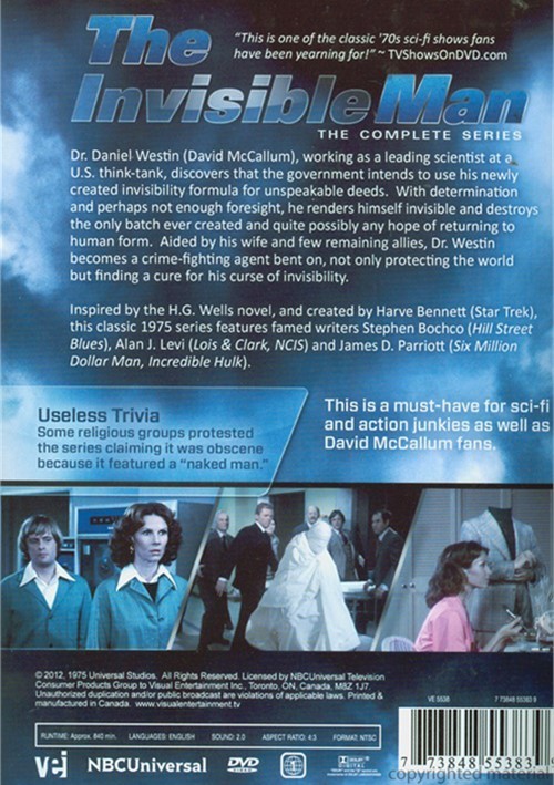 Invisible Man, The: The Complete Series (DVD 1975) | DVD Empire