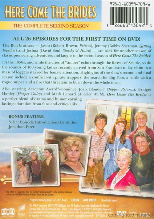 Here Come The Brides: The Complete Second Season (DVD 1969) | DVD Empire
