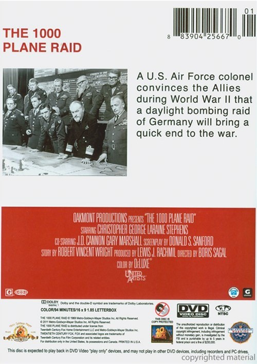 1000 Plane Raid, The (DVD 1969) | DVD Empire