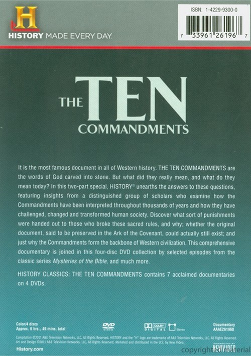 History Classics: The Ten Commandments (DVD 2011) | DVD Empire