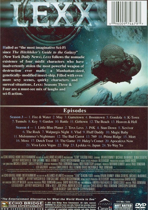 Lexx: Complete Third And Fourth Seasons (DVD 2000) | DVD Empire