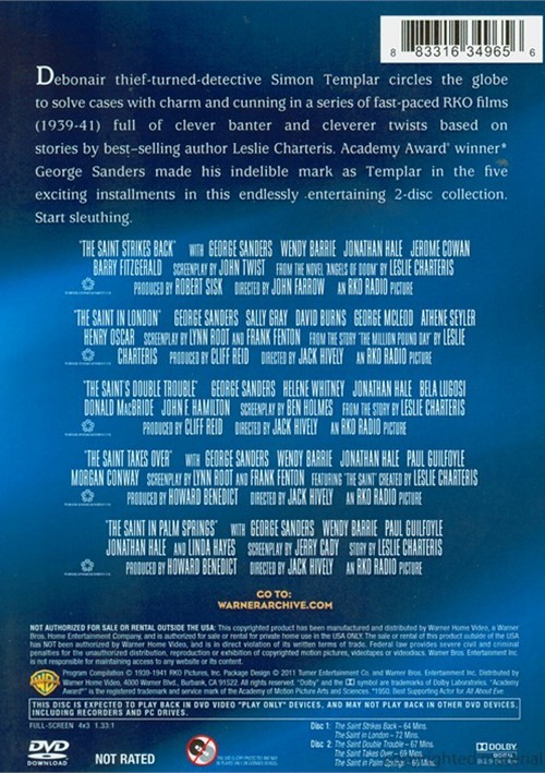 George Sanders Saint Movies Collection, The (DVD) | DVD Empire