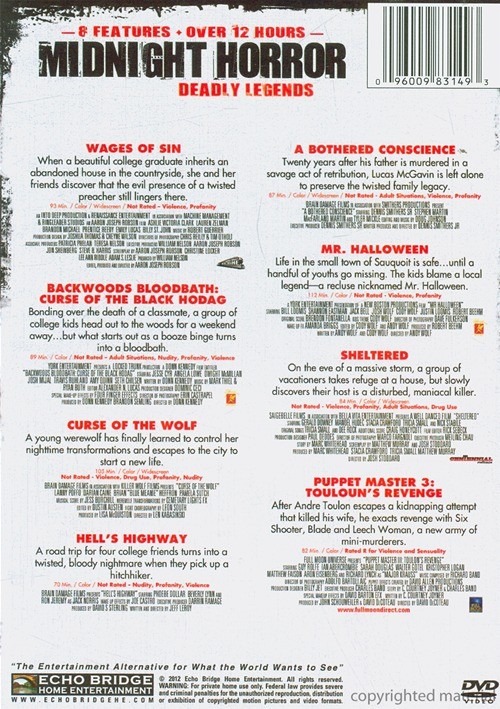 8 Film Midnight Horror Collection Vol. 13 (DVD) | DVD Empire