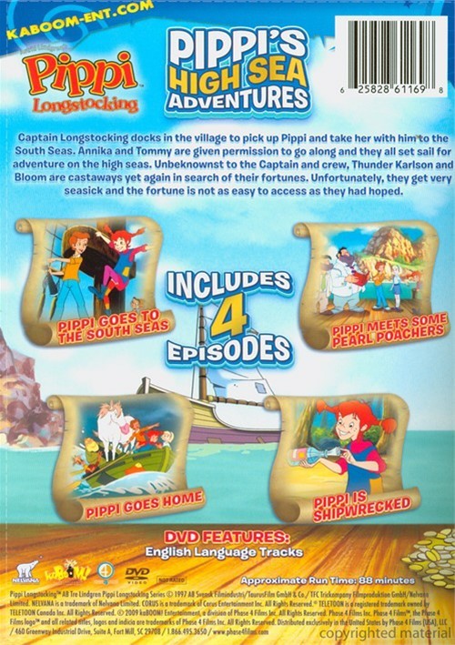 Pippi Longstocking: Pippi's High Sea Adventures (DVD 2008) | DVD Empire
