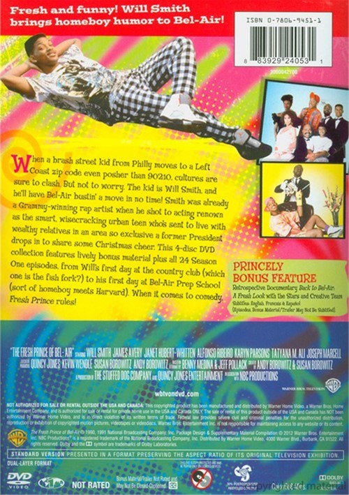 Fresh Prince Of Bel-Air, The: The Complete First Season (DVD 1990 ...