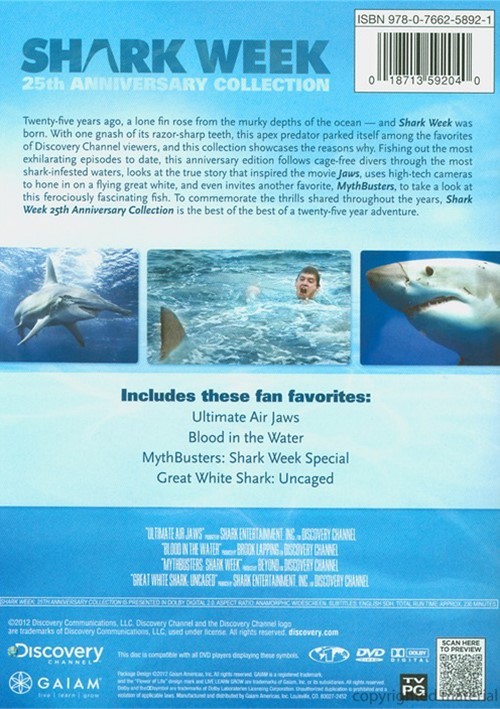 Shark Week: 25th Anniversary Collection (DVD) | DVD Empire