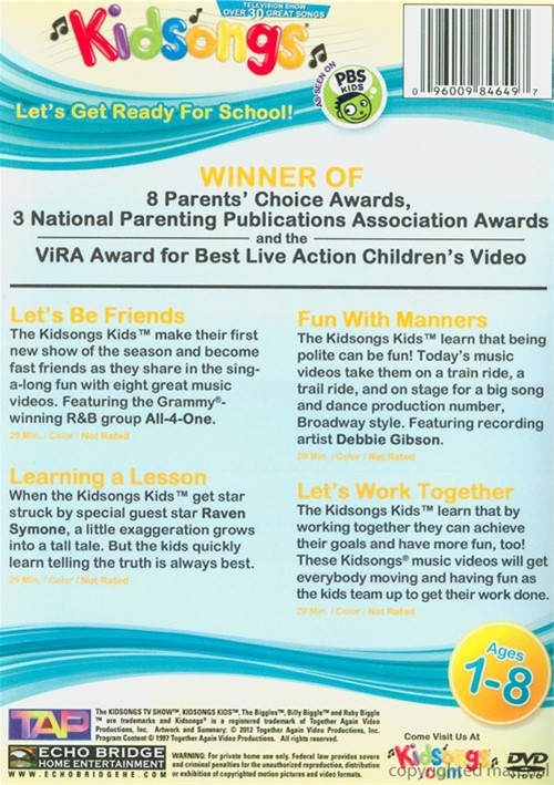 Let's Get Ready For School (DVD) | DVD Empire