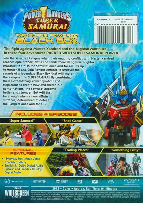 Power Rangers Super Samurai: The Super Powered Black Box - Volume 1 ...
