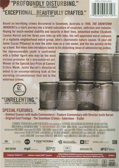 Snowtown Murders, The (DVD 2011) | DVD Empire