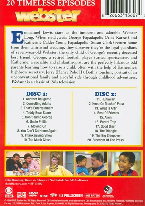 Webster: 20 Timeless Episodes (DVD) | DVD Empire