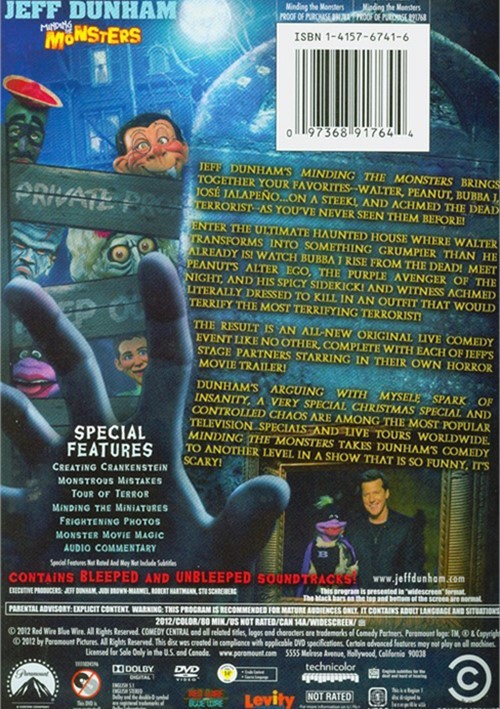Jeff Dunham: Minding The Monsters (DVD 2012) | DVD Empire