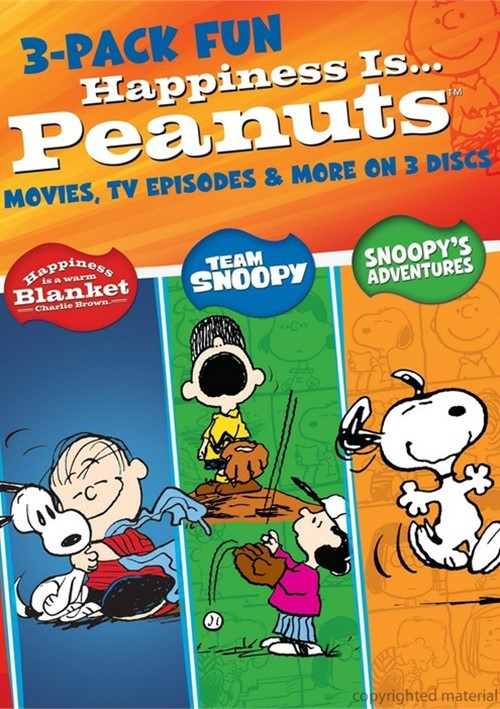 Happiness Is... Peanuts: 3 Pack Of Fun (DVD) | DVD Empire