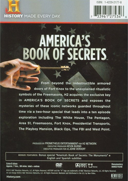 America's Book Of Secrets: Season One (DVD) | DVD Empire