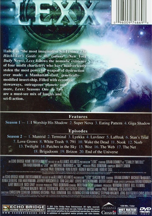 Lexx: Season One & Two (DVD 1998) | DVD Empire