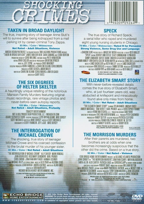 6 Movie Shocking Crimes (DVD) | DVD Empire
