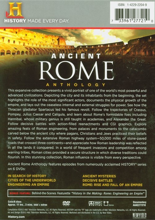 Ancient Rome Anthology (DVD) | DVD Empire