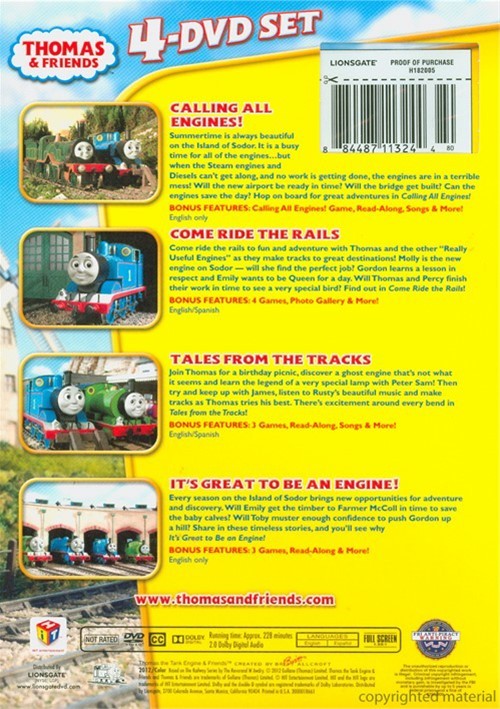 Thomas & Friends: Let's Explore With Thomas (4 Pack) (DVD) | DVD Empire
