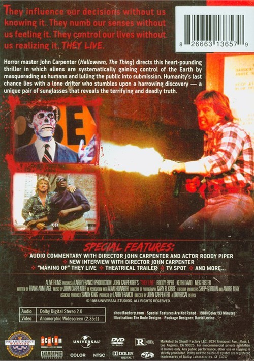 They Live: Collector's Edition (DVD 1988) | DVD Empire