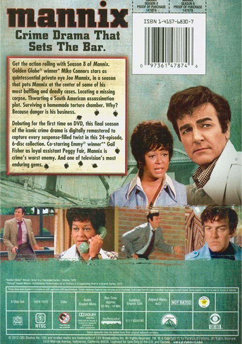 Mannix: The Final Season (DVD 1974) | DVD Empire