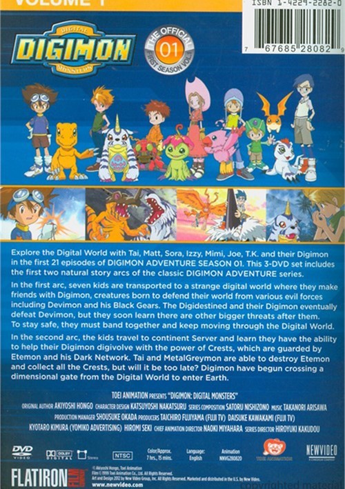 Digimon Adventure: Volume One (DVD) | DVD Empire