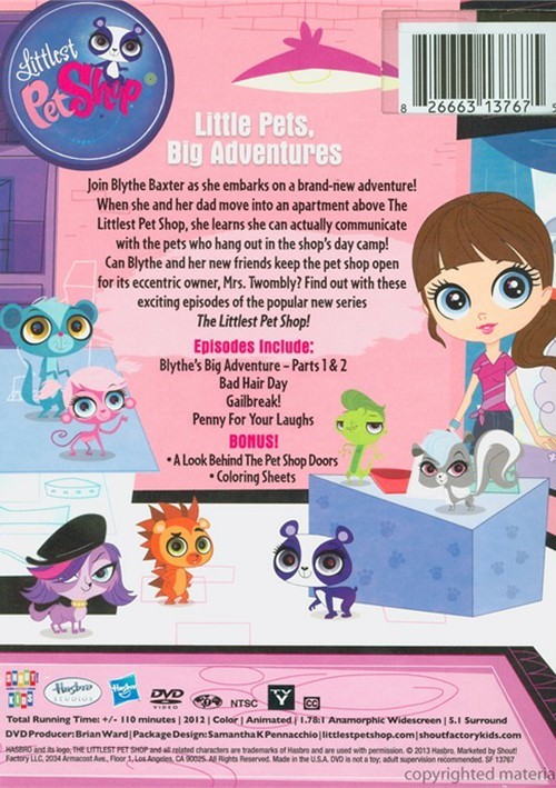 Littlest Petshop: Little Pets, Big Adventures (DVD 2012) | DVD Empire