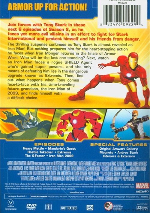 Iron Man: Armored Adventures - Season 2 Volume 3 (DVD 2012) | DVD Empire