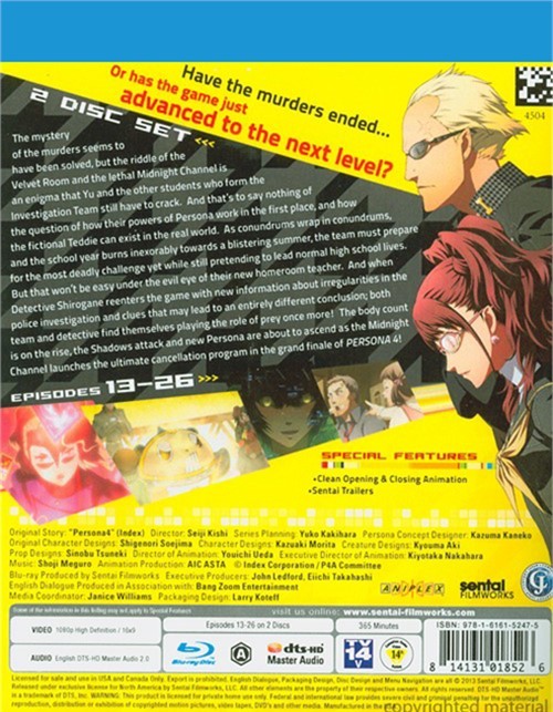 Persona 4: The Animation - Collection 2 (Blu-ray ) | DVD Empire